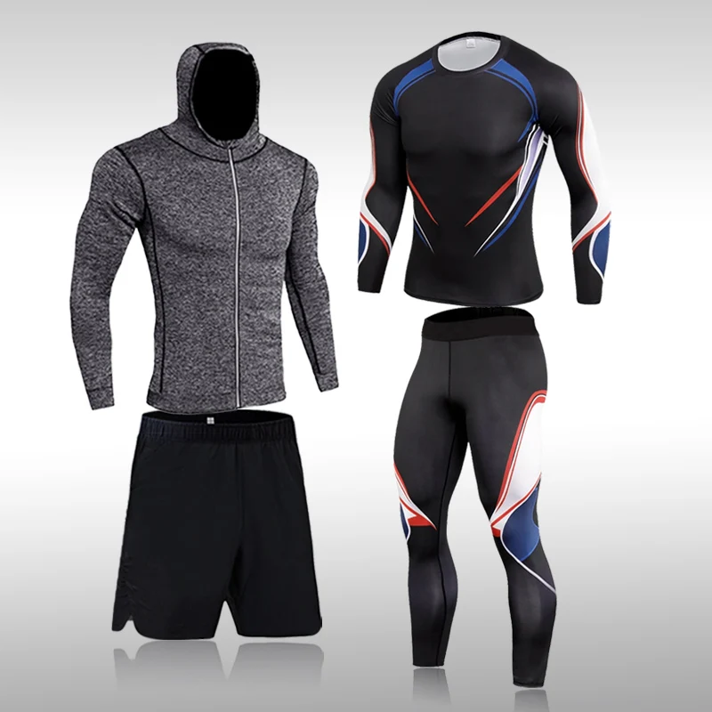 4 Pcs/Set T Shirts Pants Shorts Hooded Jacket Tracksuit Boxing Jerseys ...
