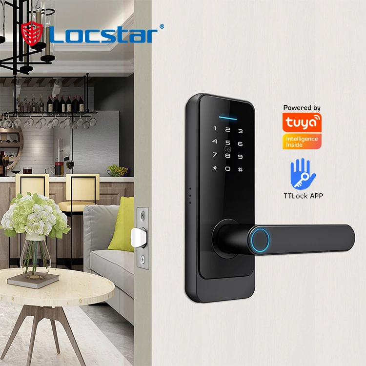 Locstar-Security-Fingerprint-Doorlock-Cerradura-Inteligente-Digital ...