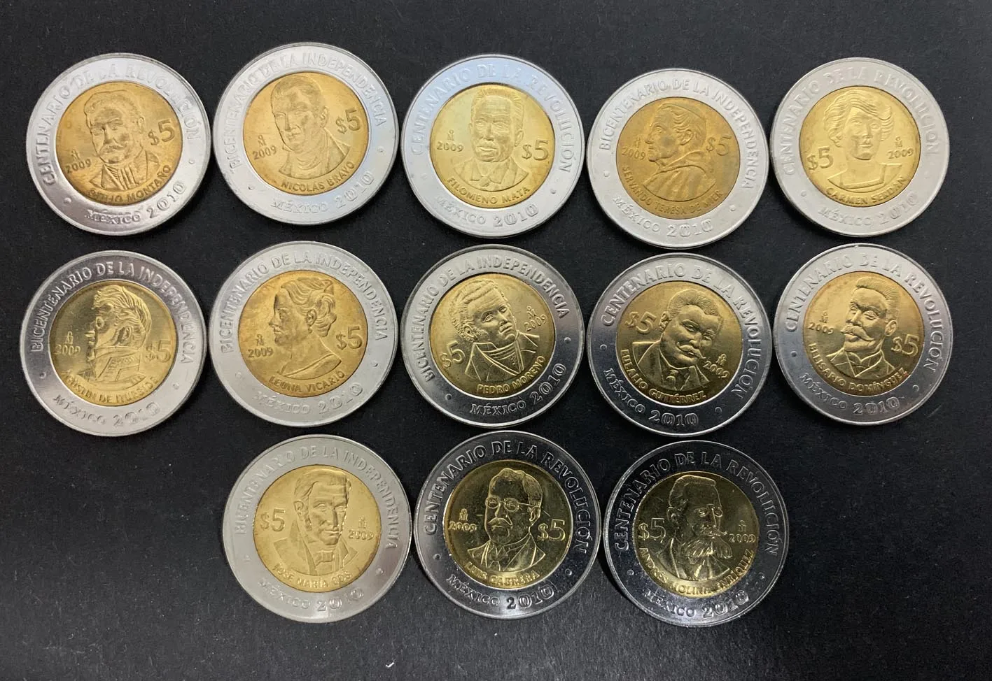 Mexican 5 Peso Coin 2010