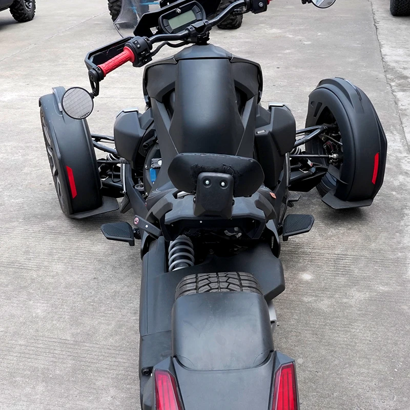 Black-large-floor-mat-Extended-rest-pedal-for-Can-Am-Ryker-car-all-the ...