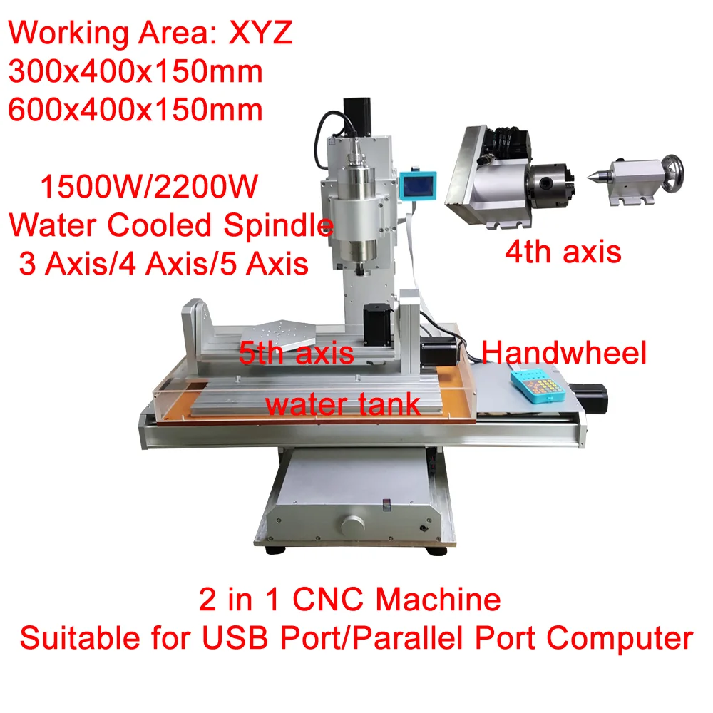 6040 5 Axis Cnc Milling Machine | Cnc Milling Machine Water 3040 - Cnc ...