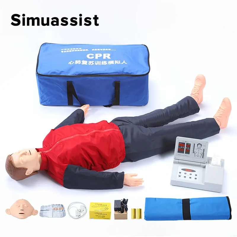 LCD-Color-Display-Advanced-Computer-Cpr-Full-Body-Adult-CPR-Manikin ...
