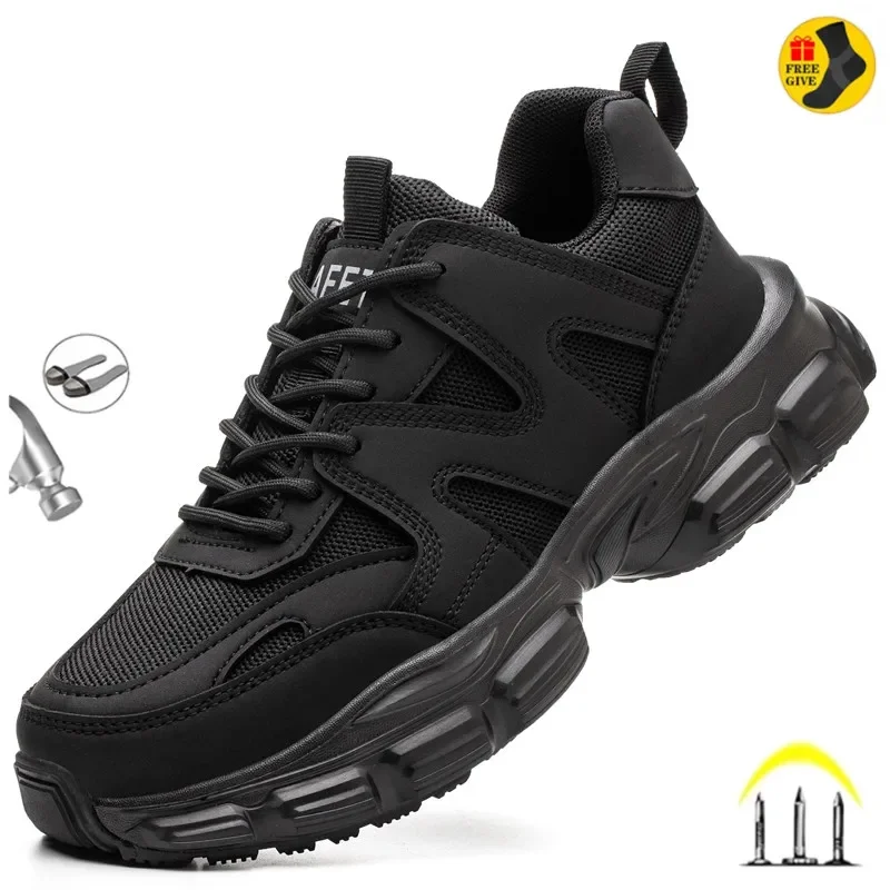 Women-Safety-Shoes-Comfortable-New-Steel-Toe-Work-Safety-Boots ...