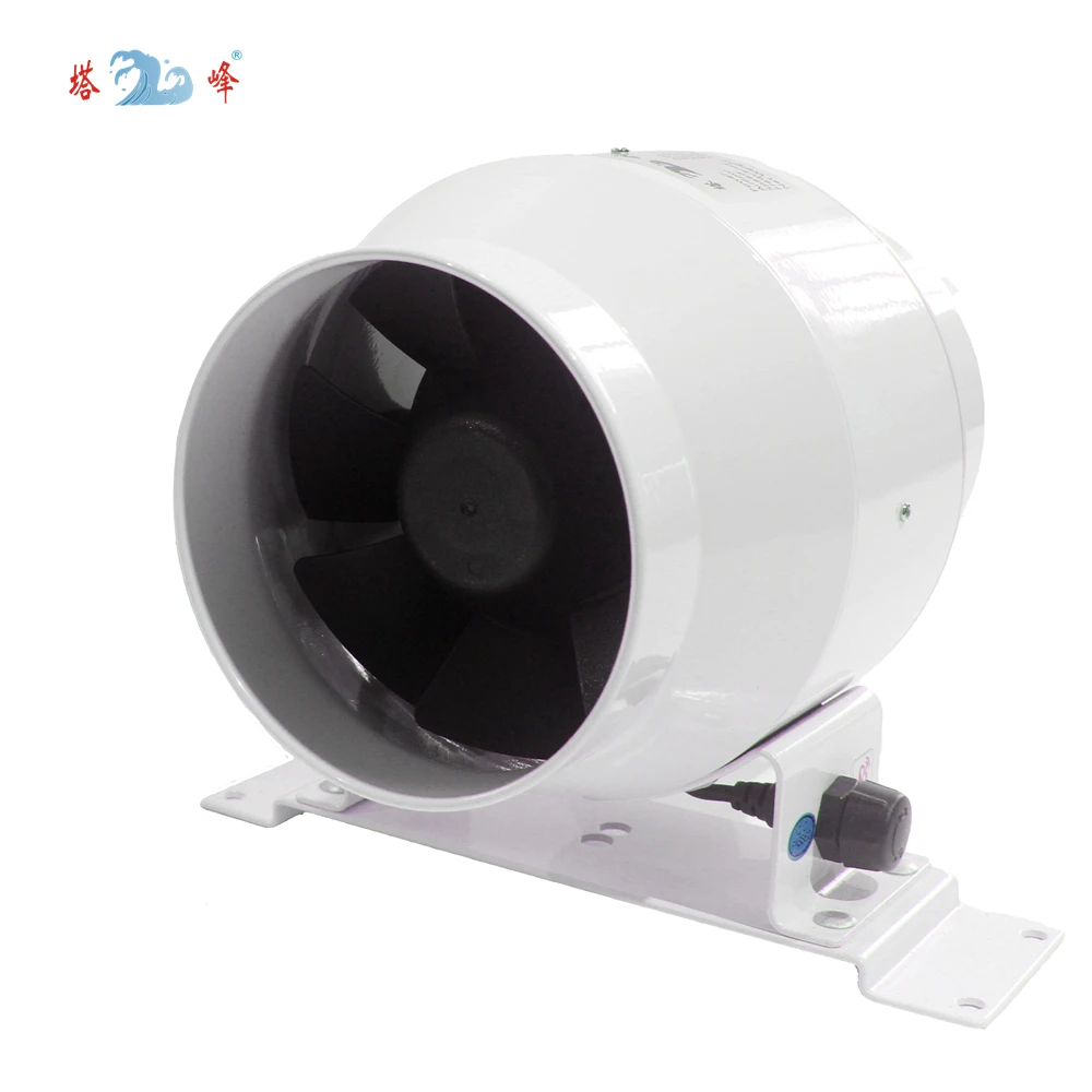 4-100mm-diameter-small-ventilation-fan-blower-160CFM-with-speed ...