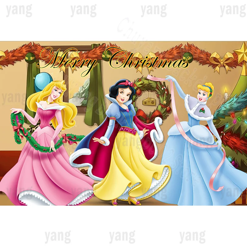 Disney Characters Christmas Wallpaper