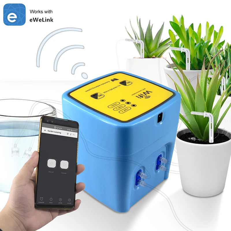 Ewelink Automatic Watering System Double Pump Wifi Controlled Remotely ...