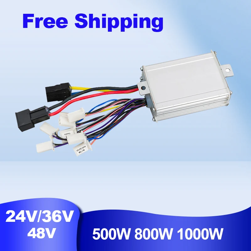 Electric-Bike-Motor-Brushed-Controller-36V-800W-500W-Speed-Controller ...