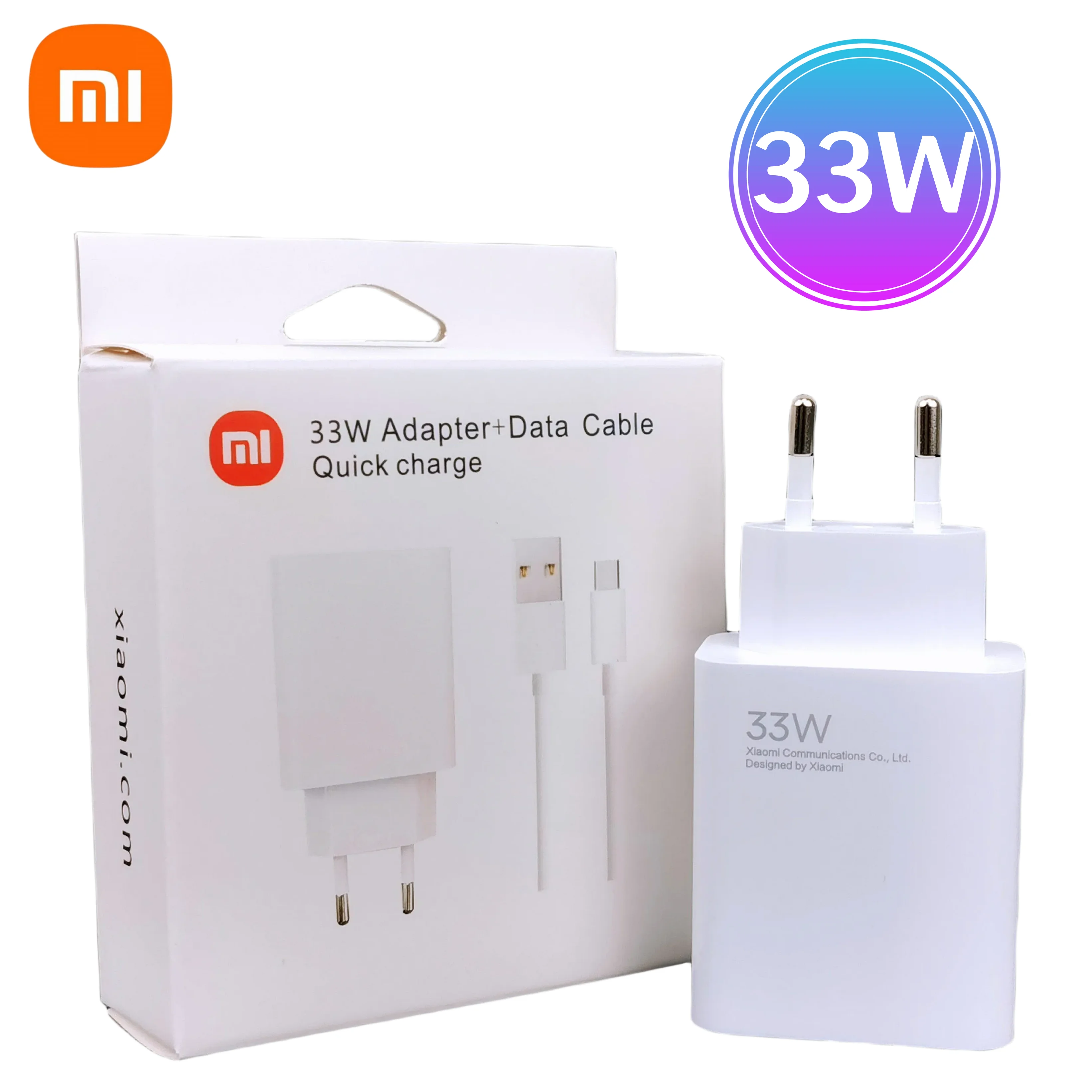 Original-Xiaomi-33W-Charger-Fast-Charge-EU-Adapter-6A-Usb-Type-C-Cable ...