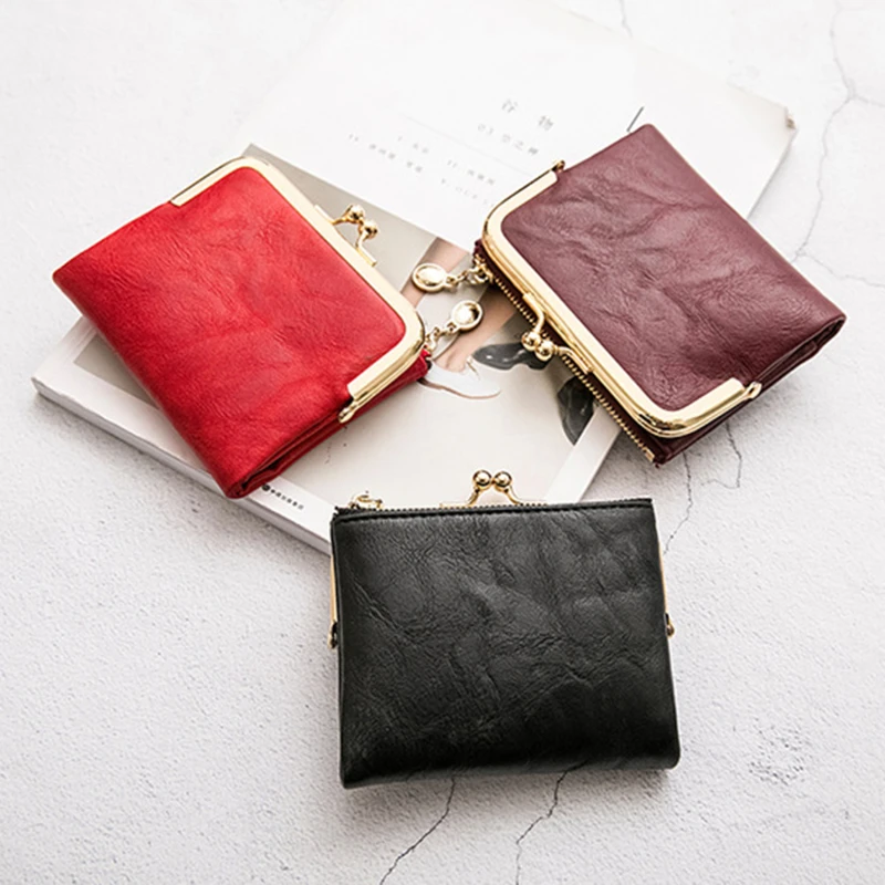 Women-Wallet-Small-Rfid-Card-Purse-Ladies-Compact-Bifold-Leather ...