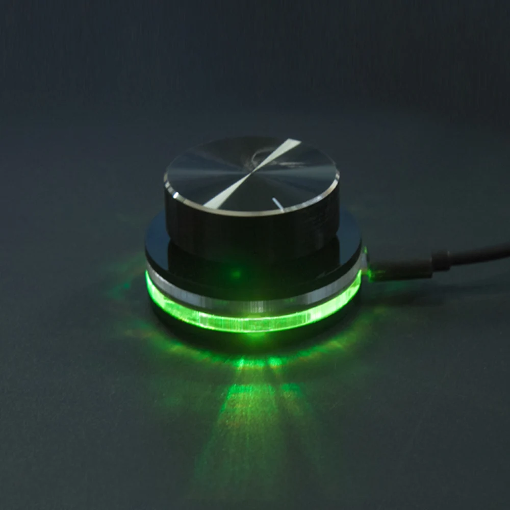 Macro Prorgammable USB Volume Knob Controller Anti Slip Design Shortcut ...