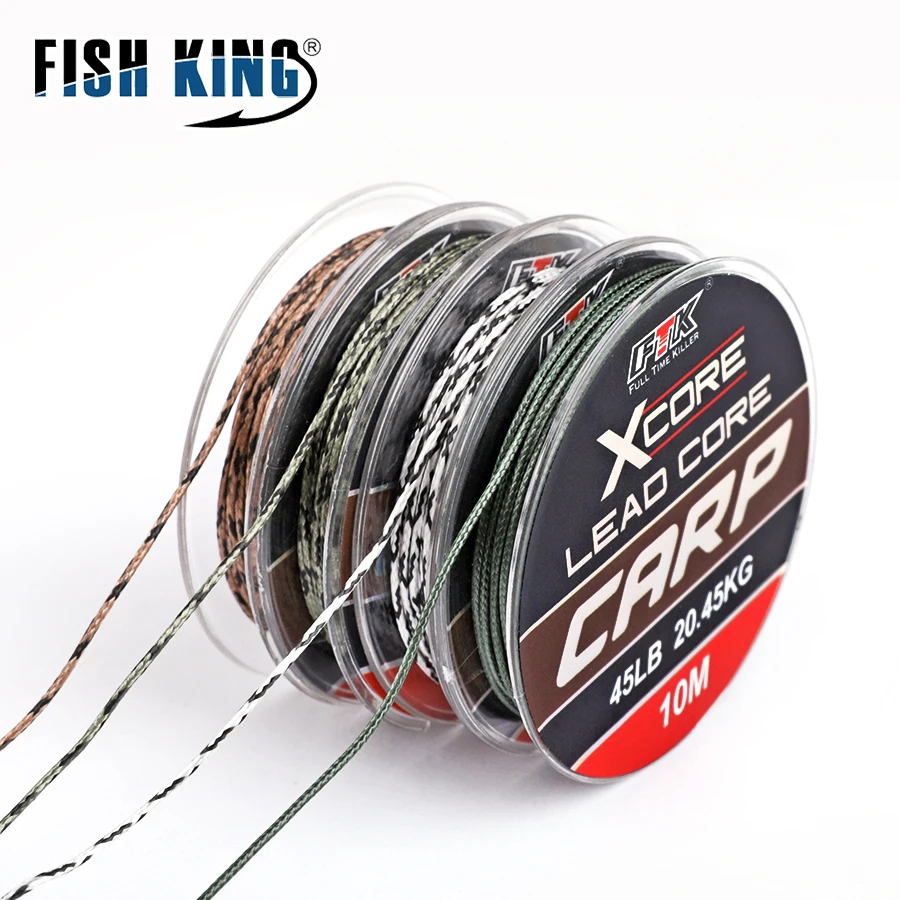 FISH-KING-35LB-45LB-55LB-10M-Leadcore-Carp-Fishing-Tackle-Line-Make ...