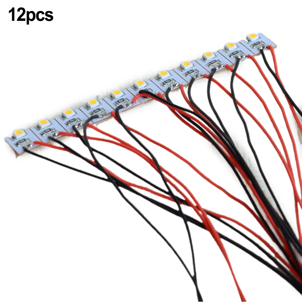 12-X-Pre-Wired-Warm-White-12V-SMD-LED-Building-Interior-Lighting-With ...