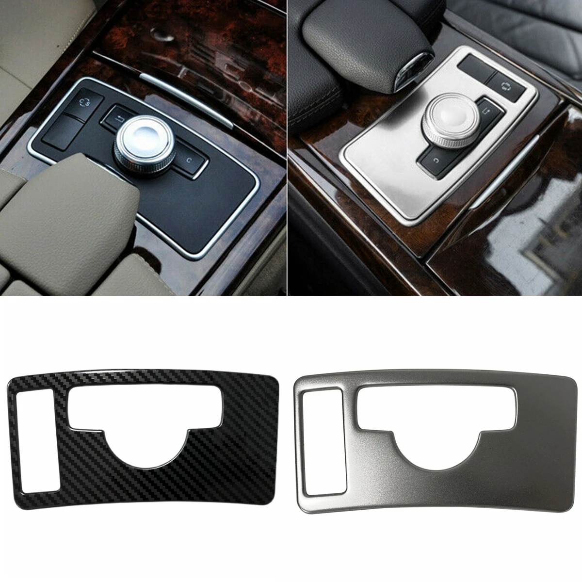 Car-Central-Control-Interior-Trim-Panel-ES-Switch-Frame-Decoration-For ...