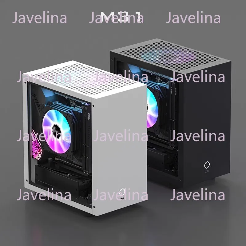 M21-M31-ITX-Mini-Portable-Small-Case-120-Water-Cooled-1U-Power-Desktop ...