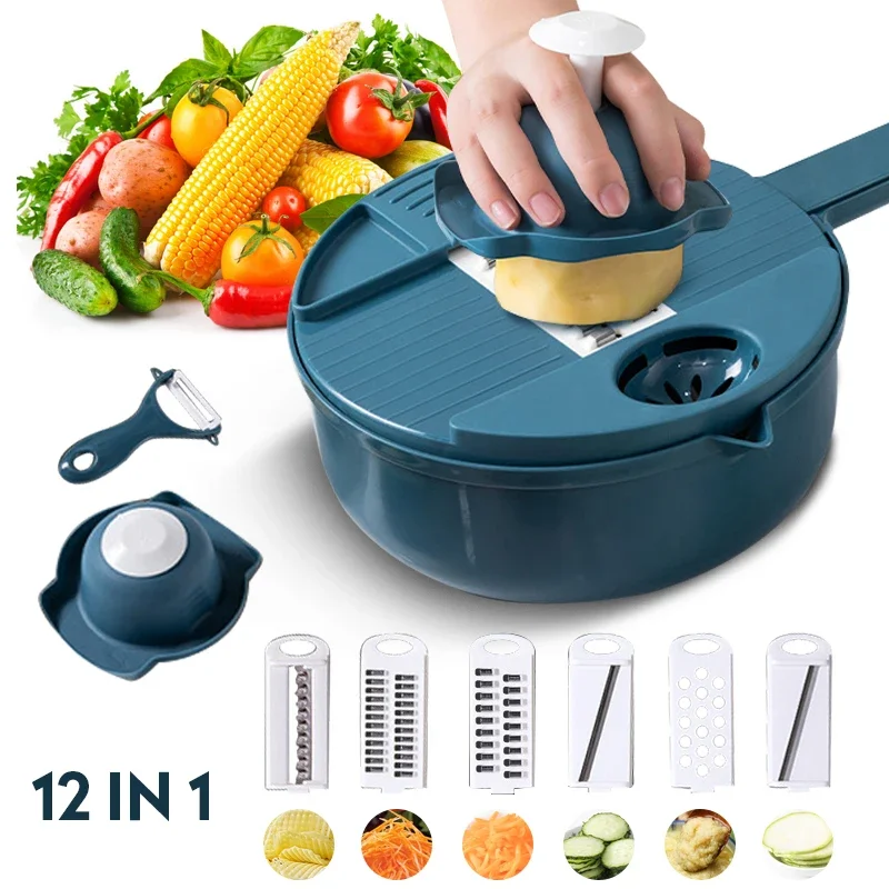 Vegetable Cutter Multifunctional Salad Utensils Chopper Carrot Potato ...