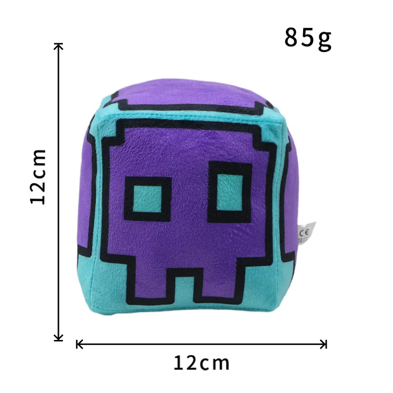 2024 nuevos juguetes de peluche Geometry Dash de 12 cm, lindos muñecos ...