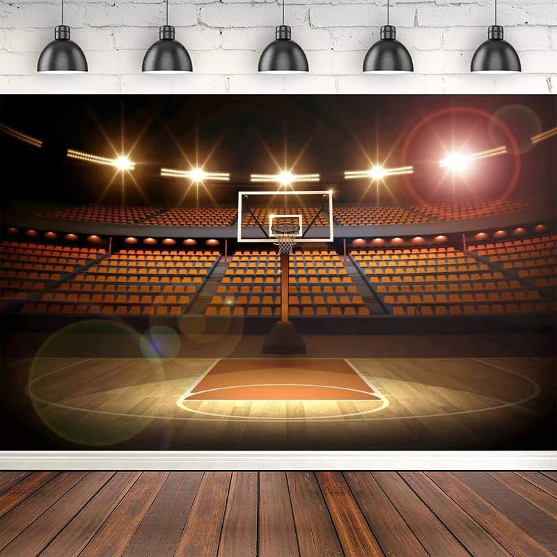 Indoor Basketball Court Wallpaper
