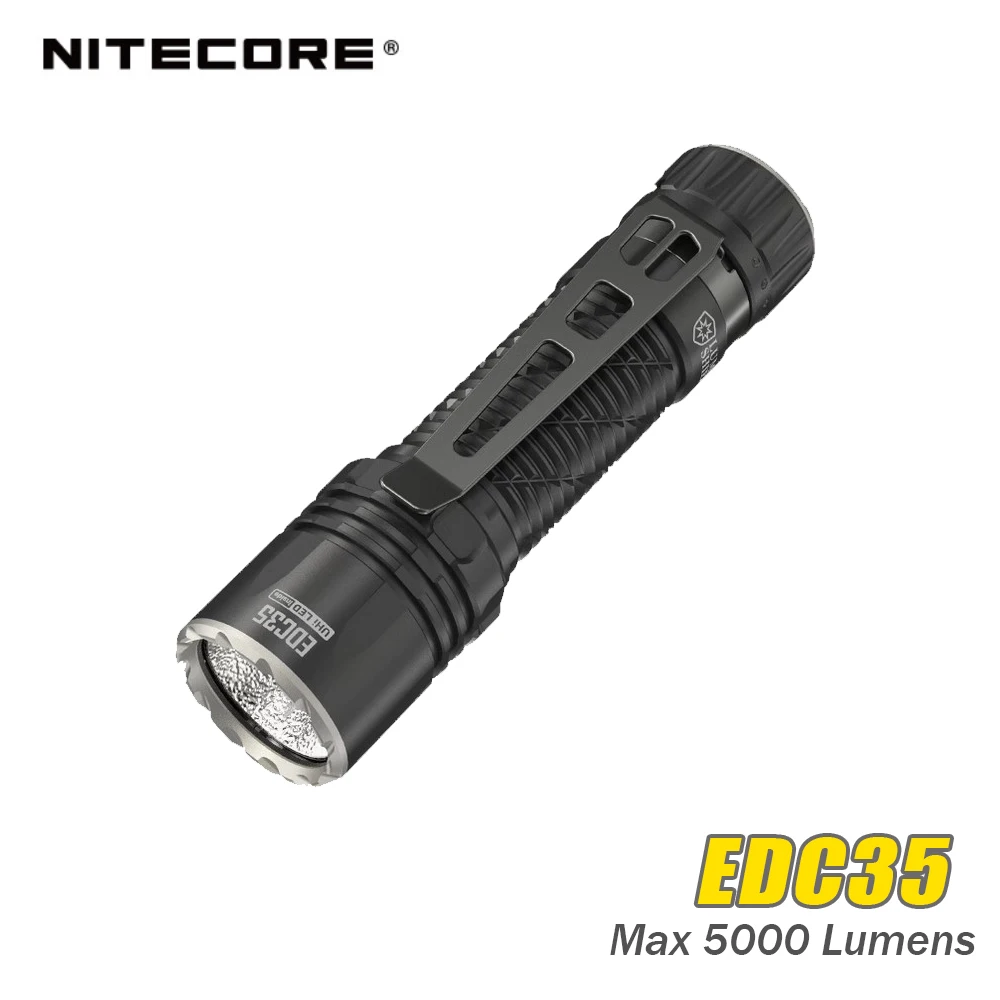 Nitecore-EDC35-Rechargeable-NiteLab-UHi-40-Max-LED-Flashlight-5000 ...