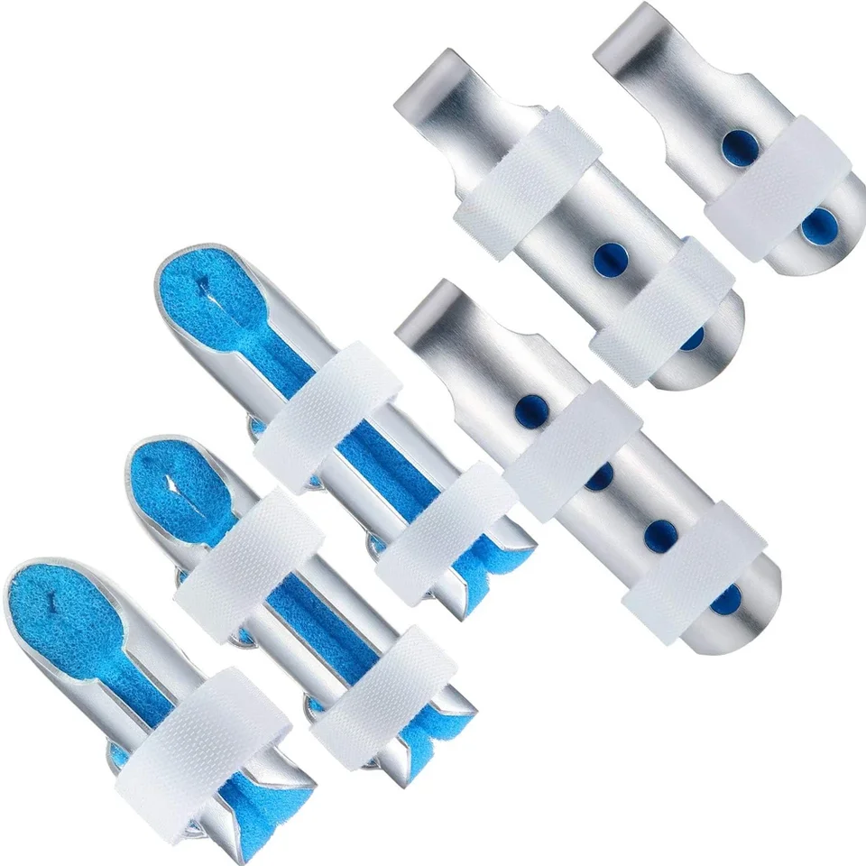 Aluminum Padded Finger Support Stabilizer Sprain Injury Kecartu 3-Size ...