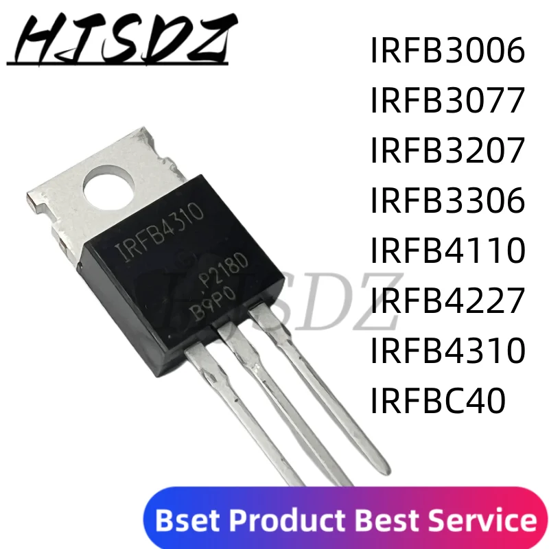 10 piezas IRFB4110PBF IRFB4110 TO 220 transistor IRFB4310 IRFB3006 ...