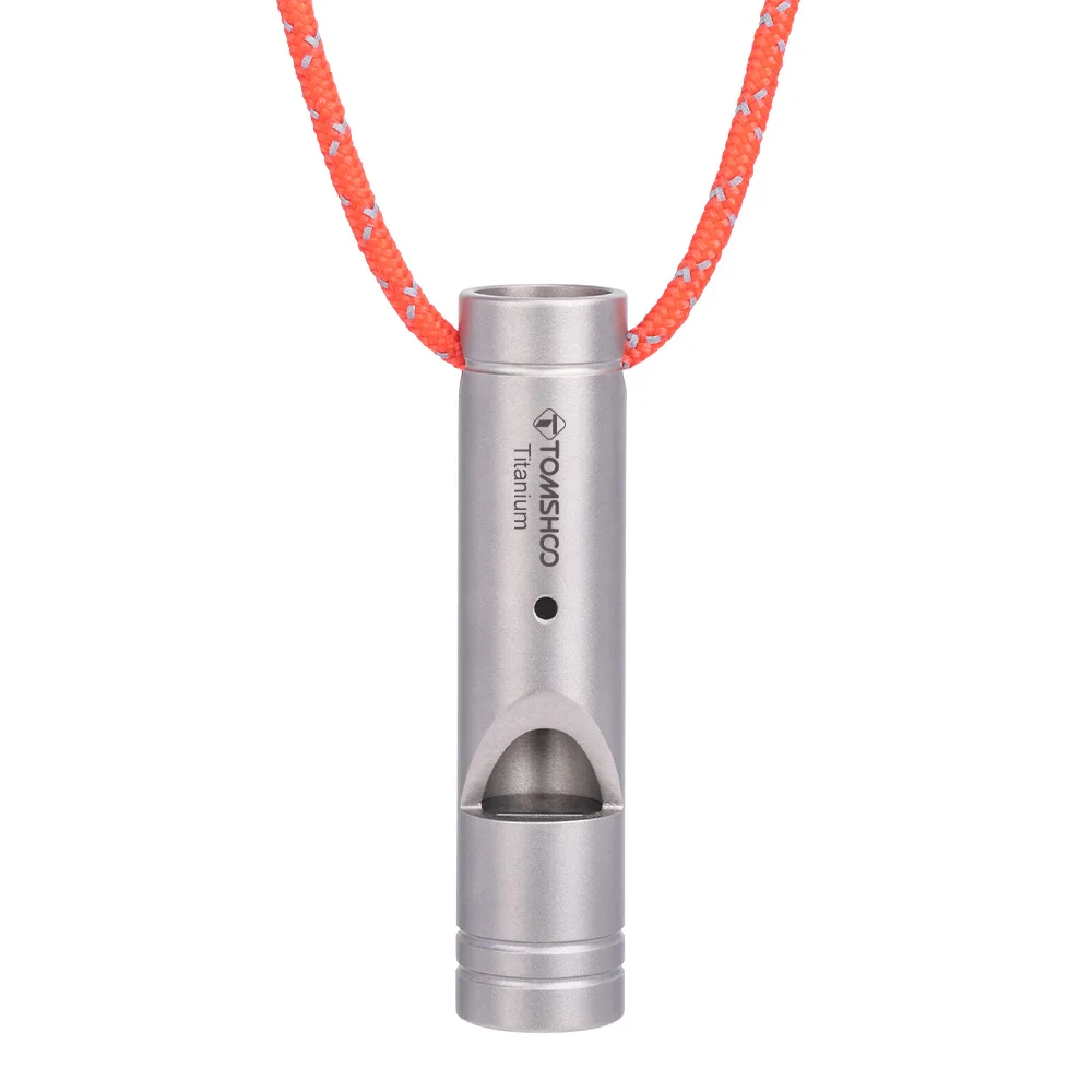 TOMSHOO-Titanium-Whistle-Emergency-Survival-Safety-Whistles-with ...