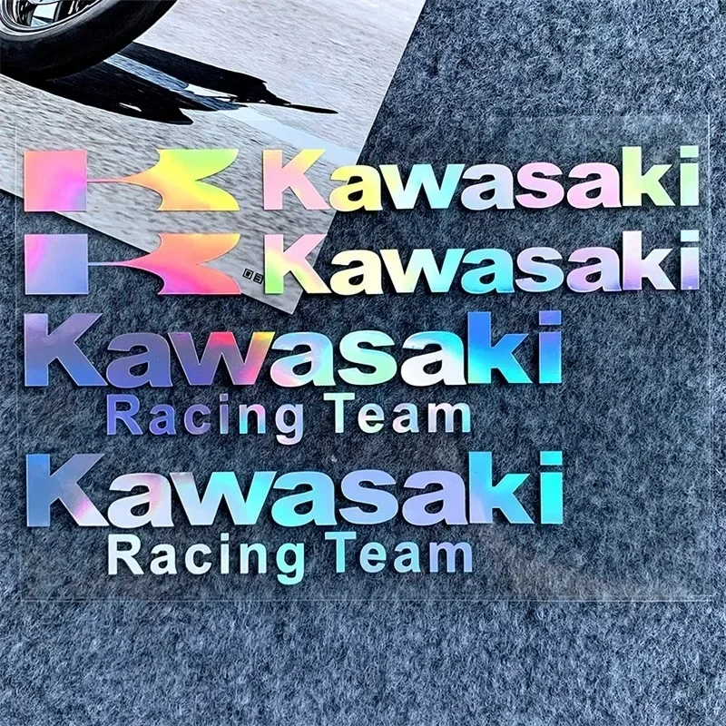 Skull-Kawasaki-Ninja-Green-Motorcycle-Sticker-Fuel-Tank-Body-Shock ...