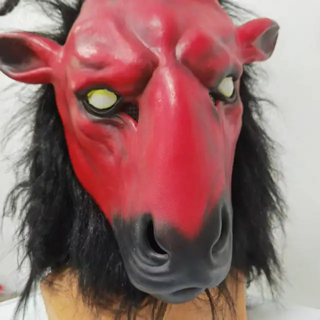 Tungsten Electrode Holders Red Goat Satanic Mask - Full Head Latex ...