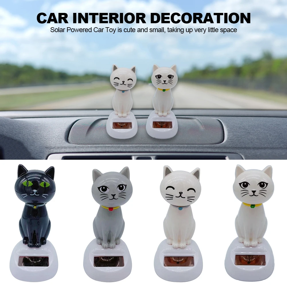 Solar-Dancing-Toy-Cute-Cat-Solar-Powered-Swinging-Cat-Dashboard ...