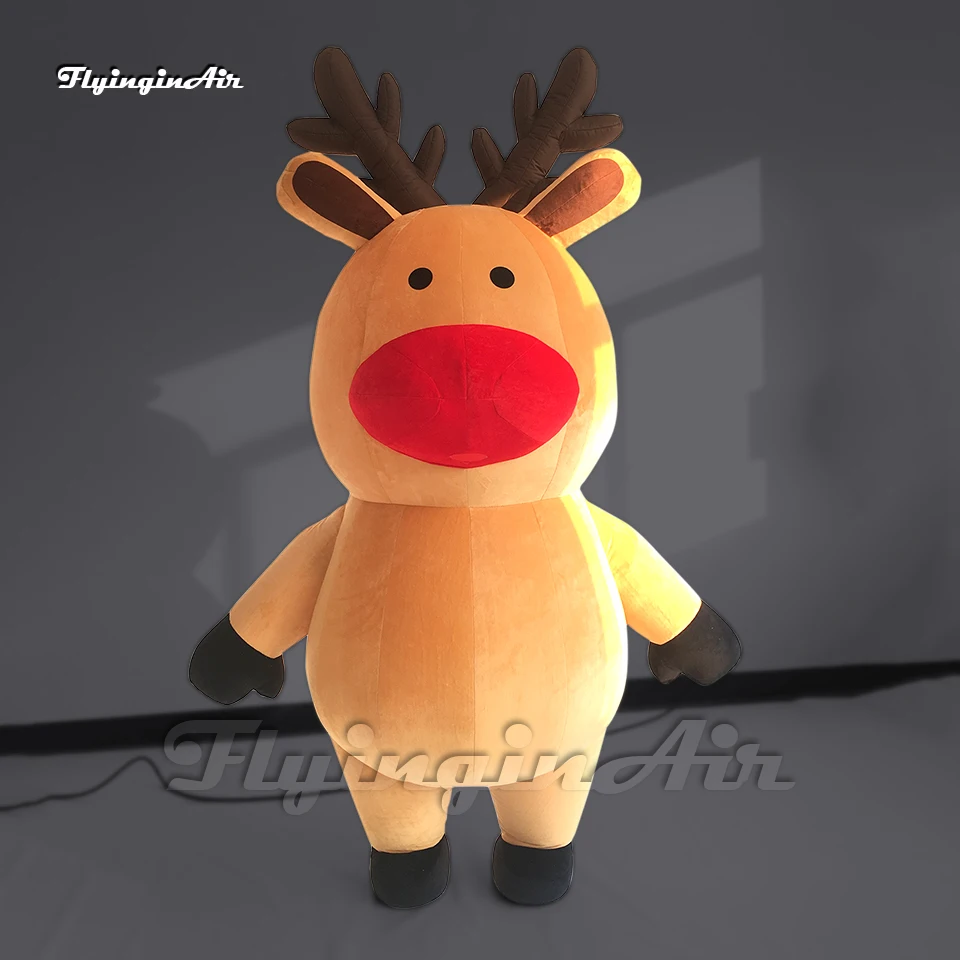 2.2m Funny Christmas Parade Performance Wearable Inflatable Reindeer ...