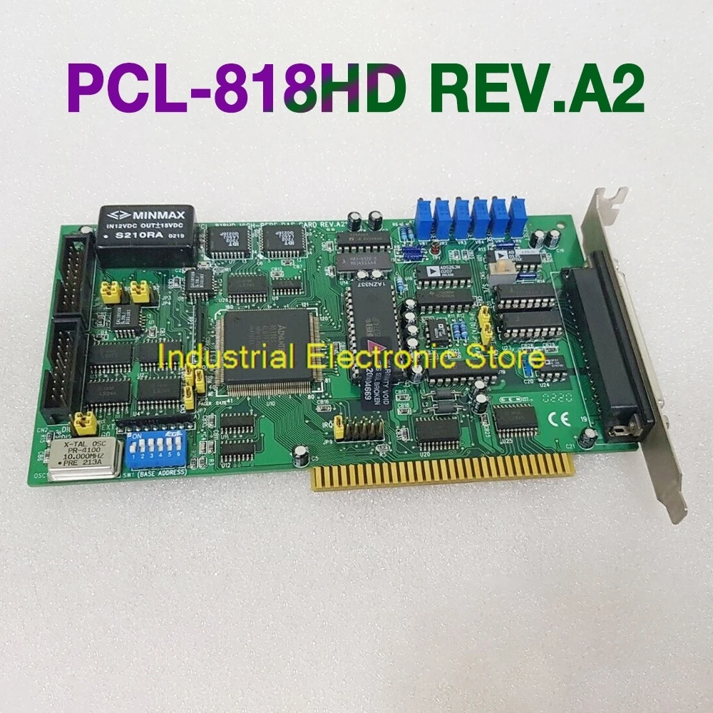 For Advantech Capture Card ISA Slot 16-Way 100KHz Multi Function DAS Card PCL-818HD REV.A2