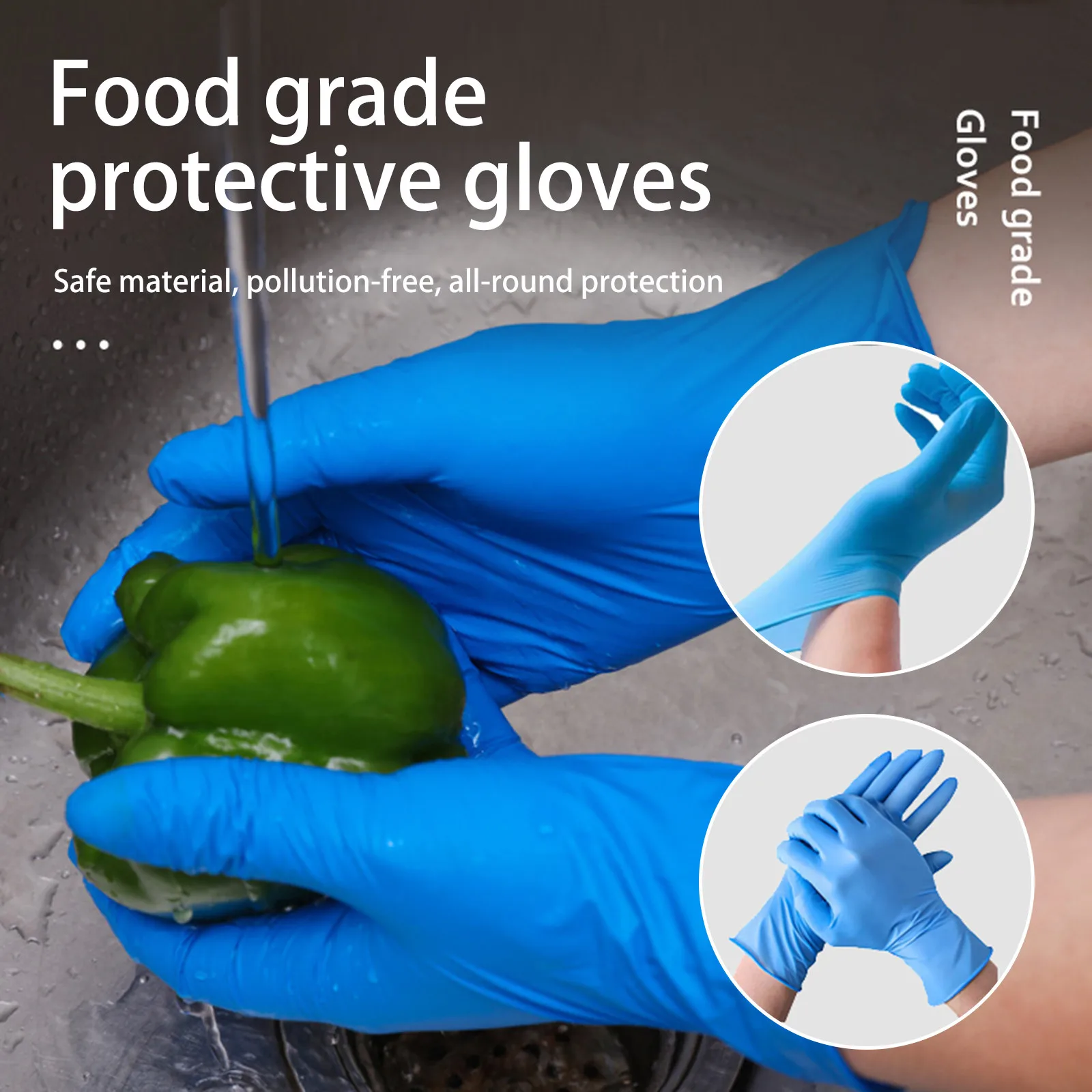 Disposable-Pure-Nitrile-Gloves-Inspection-Labor-Insurance-Housework ...