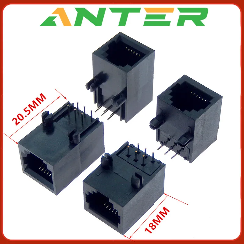 5Pcs-RJ12-6P6C-RJ11-PCB-Mount-Telephone-Modular-Connector-Socket ...