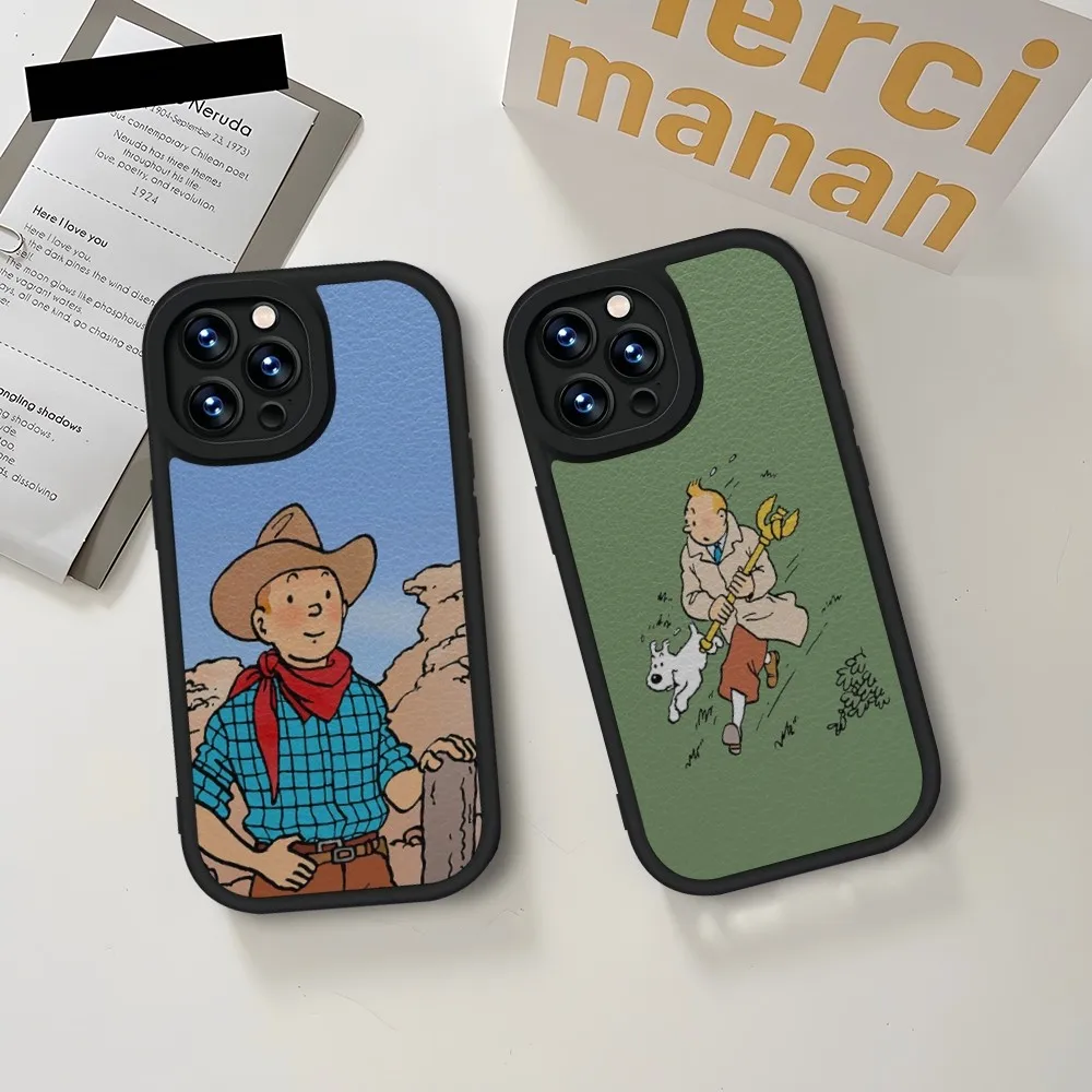 The-Adventures-of-Tintin-Phone-Case-Silicone-For-IPhone-13-14-15-12-11 ...