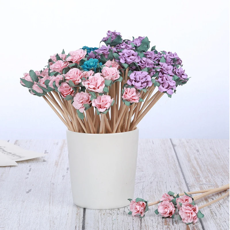 2PCS/Lot Flower Shape No Fire Aromatherapy Rattan Sticks For Reed ...