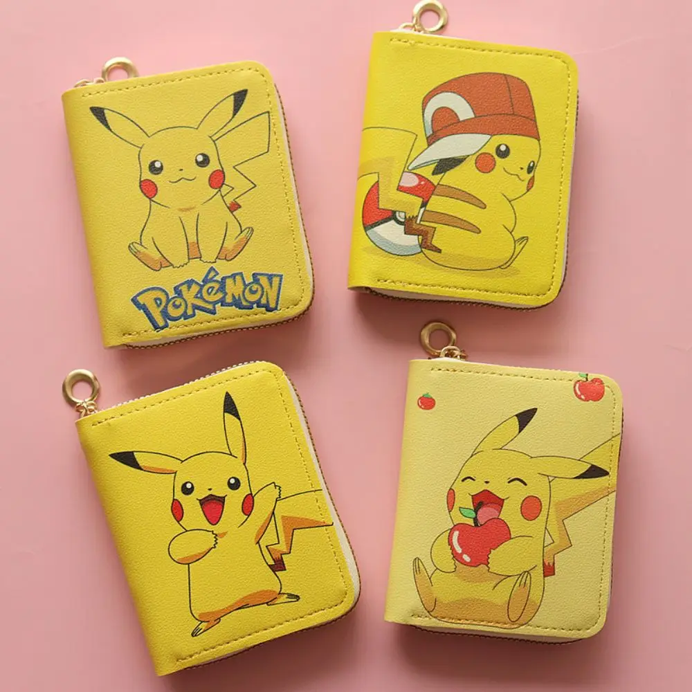 Pikachu-Short-Wallets-Pokemon-PU-Wallet-Business-Card-Case-Credit-Card ...