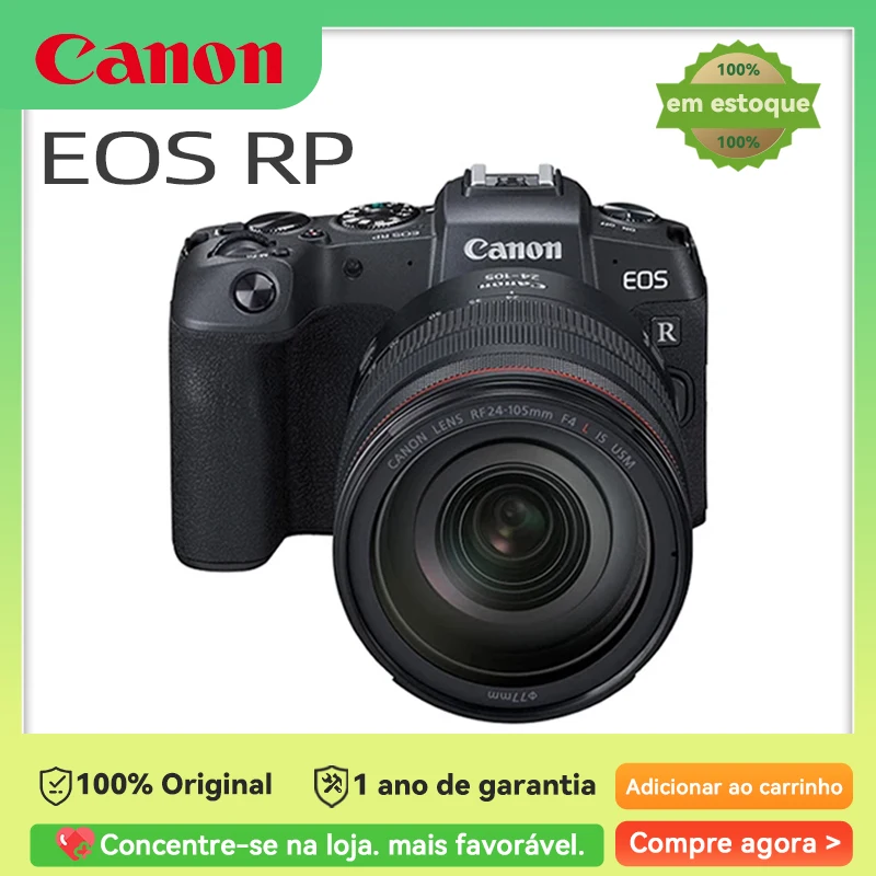 Câmera Flagship Profissional Mirrorless Full Frame Canon-EOS RP, Capaz ...