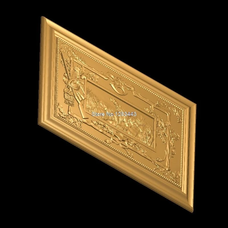 Panno-Ohota 3D Modell Megkönnyebbülési Ábra Stl Formátum A Hound ...