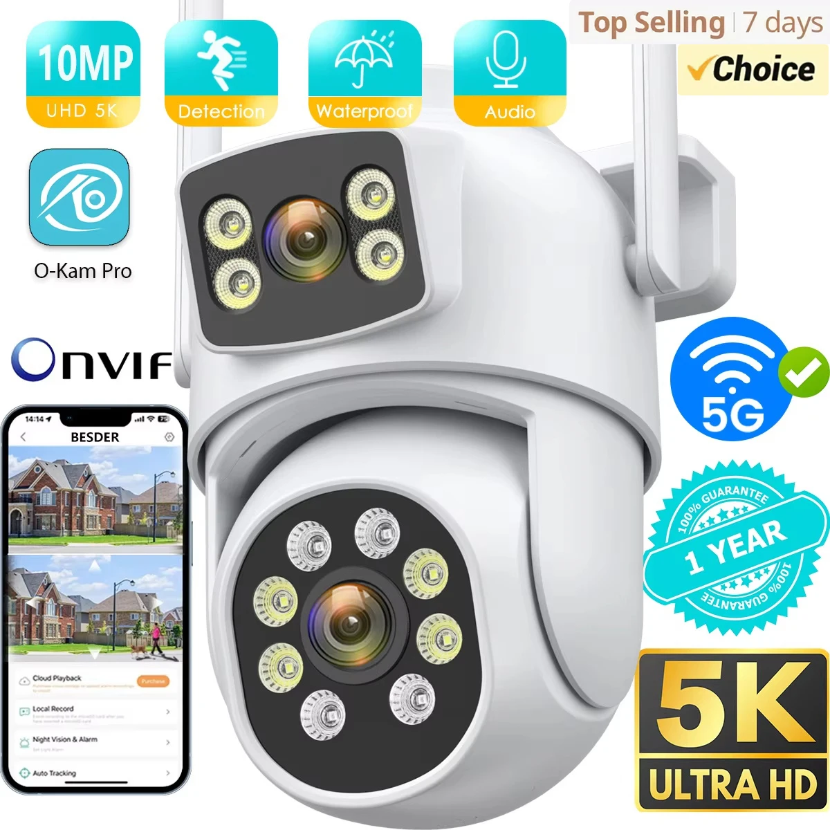 BESDER-10MP-IP-Camera-Wifi-Dual-Lens-Outdoor-Auto-Tracking-Night-Vision ...