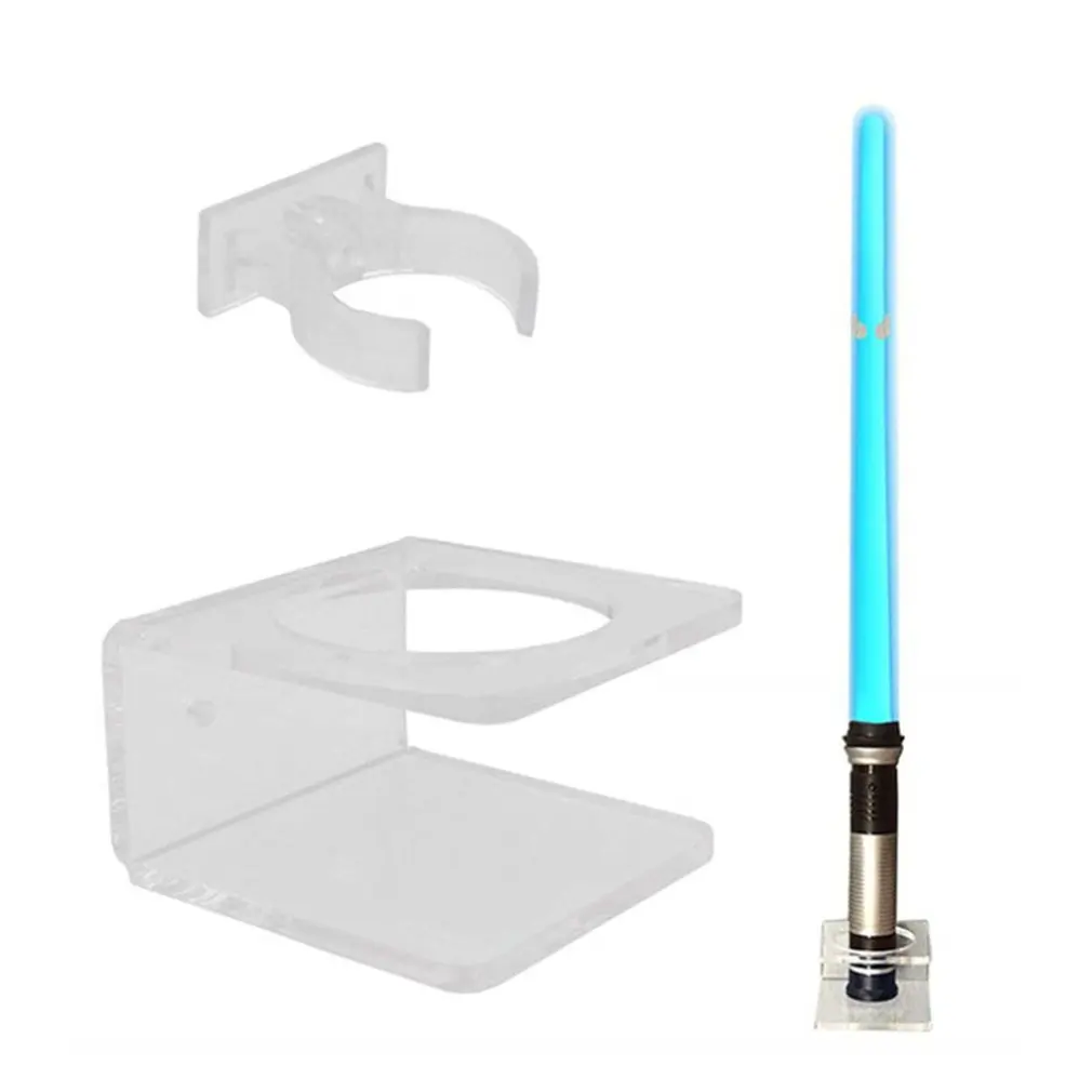 Acrylic Clear Light Saber Vertical Wall Mount Display Rack Wall Holder ...