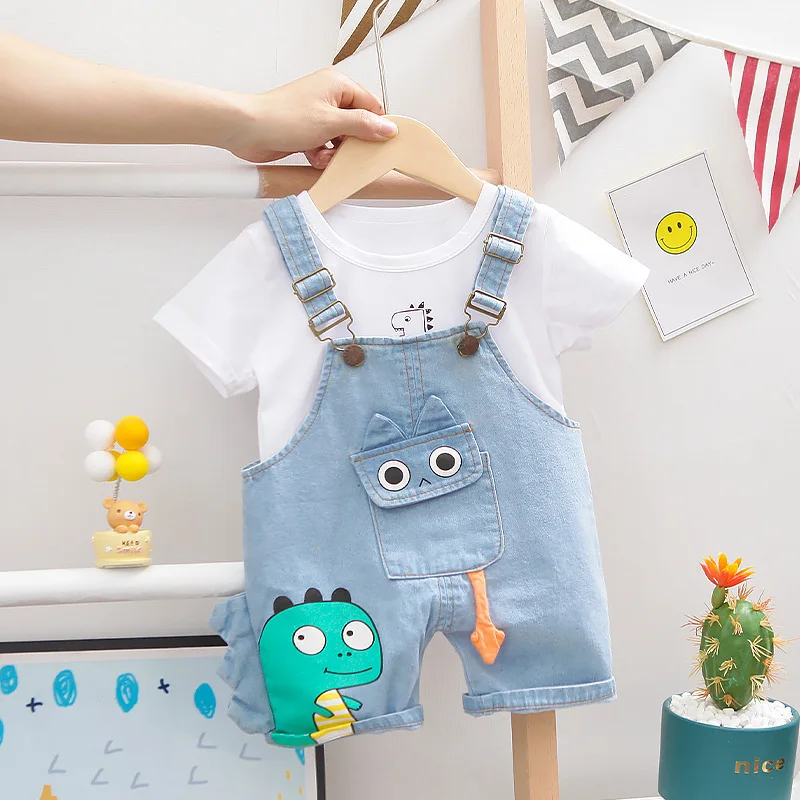 Cute-Quality-Baby-girls-Clothes-Sets-Summer-Children-s-Denim-Overalls ...