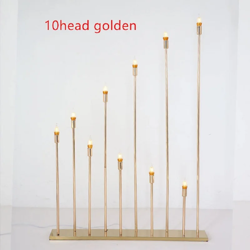 Multi Head Golden Wedding Decor Road Guide Reed Light Acrylic ...