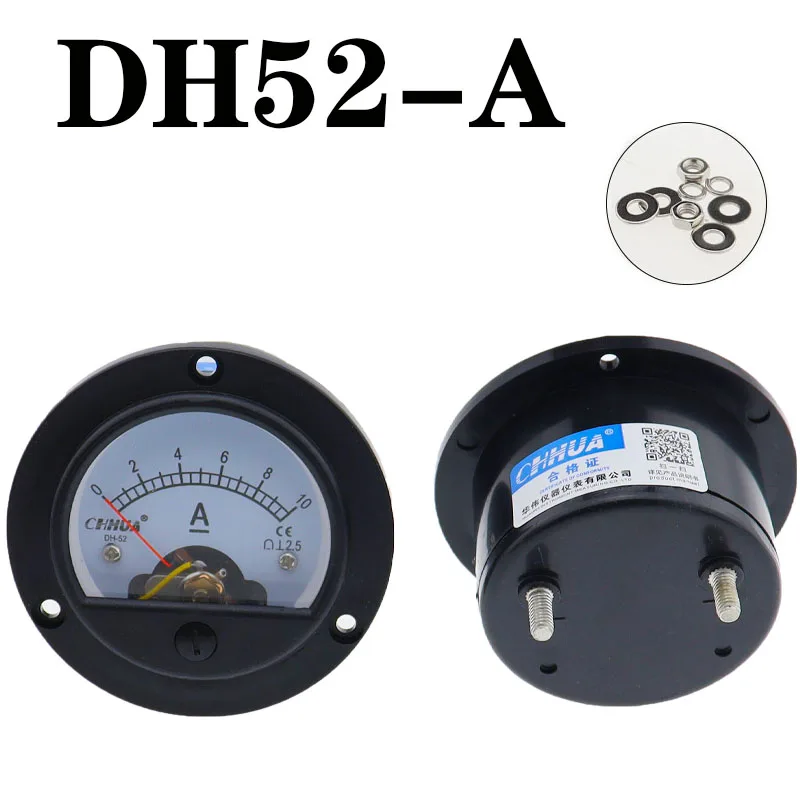 1PCS-DH-52-DC-Ammeter-Marine-Circular-Meter-Pointer-Analog-Instrument-Measuring-Current-Tools ...