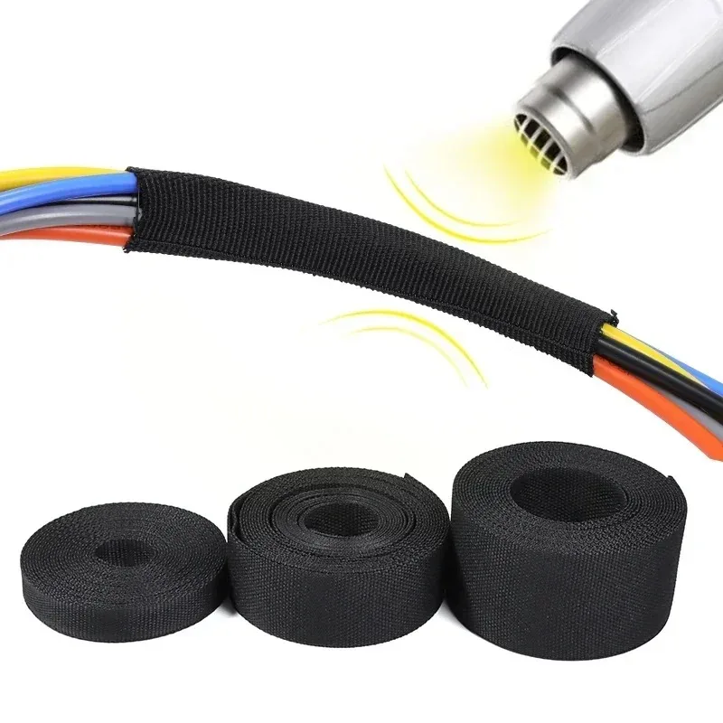 Heat-Shrink-Braided-Cable-Sleeve-6-50mm-Insulation-Flam-Retardant-Wire ...