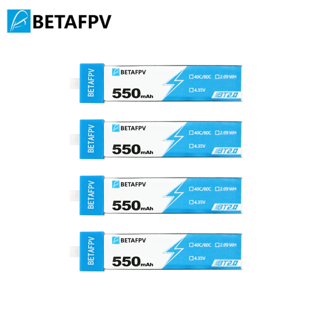 BETAFPV RC Battery 550mAh 1S BT2.0 BETAFPV FPV Kit Racing Drone Original FPV Lipo BT2.0 Connector