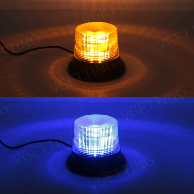 Dual-color Auto Led Strobe Emergency Warning Revolving Safety Lights ...