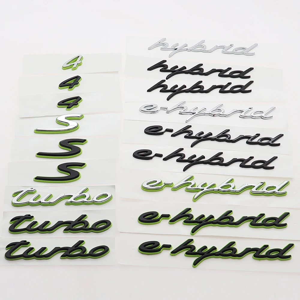 1PC-3D-ABS-E-hybrid-Hybrid-Turbo-4-S-Car-Letter-Side-Logo-Sticker-Tail ...