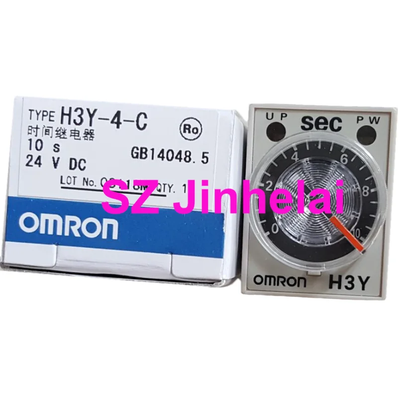 OMRON H3Y-4-C DC24V 정통 오리지널 릴레이 타이머 24VDC off 지연 타이머 릴레이 시간 1S 5S 10S 30S 60S 3M