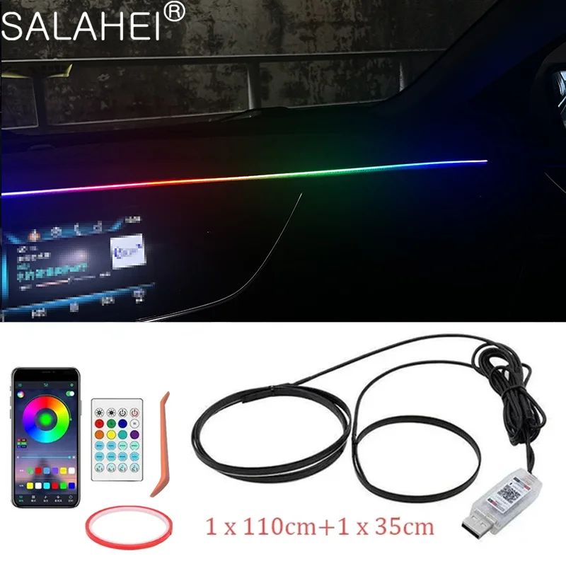 LED-luz-ambiente-com-controle-remoto-tiras-acr-licas-l-mpada-atmosfera ...