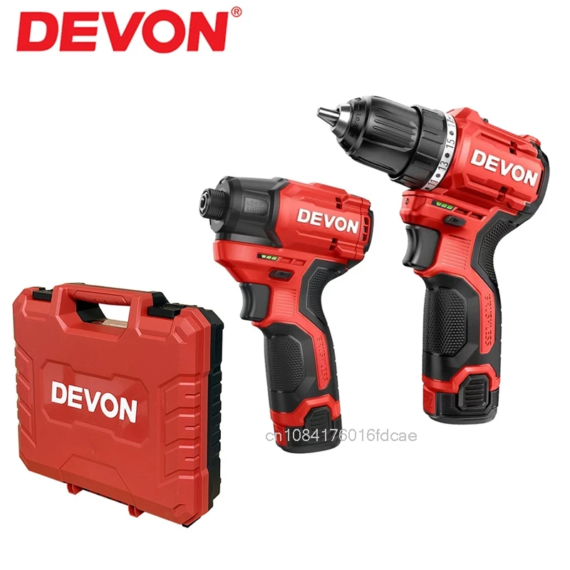 Devon Dual power tool 5209 5767 10mm 1/4 inch chuck Cordless Electric ...