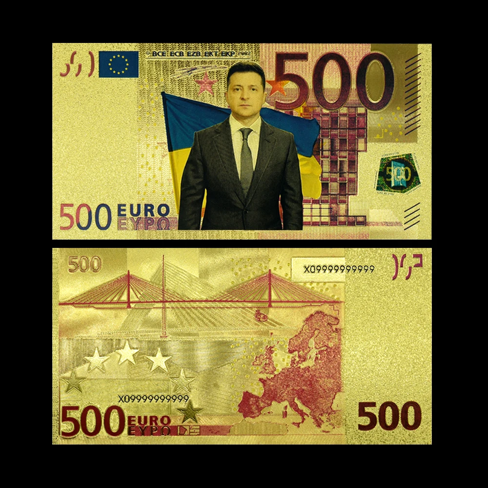 500 Euro Note Back